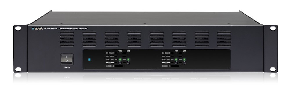 BIAMP REVAMP4120T - цифровой четырёхканальный усилитель мощности 120 Вт ...